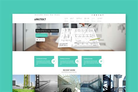 Arkitekt Premium Architecture Html Template Architecture Template