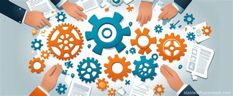 Collaborative Problem Solving Background Image Stable Diffusion Online