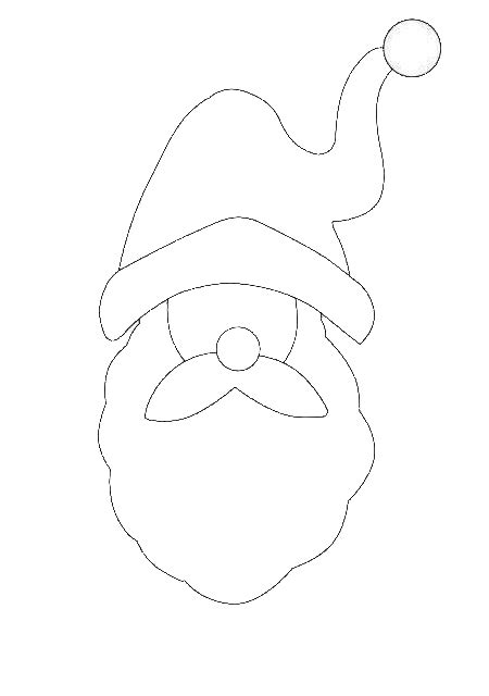 Да си направим Дядо Коледа за украса Включени шаблон и клипче Детско творчество Yo Nel