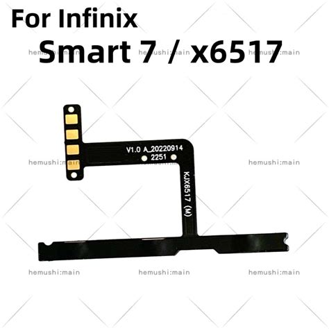 Power Volume Button Flex For Infinix Smart Smart X Switch On Off