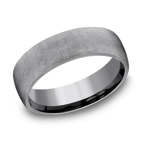 Tantalum Swirl Finish Comfort Fit Wedding Band 65mm Reeds Jewelers