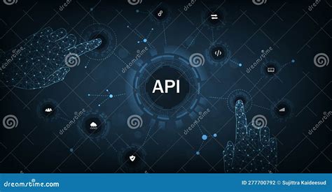 Application Programming Interface Api Stock Illustration Illustration Of Computer Screen