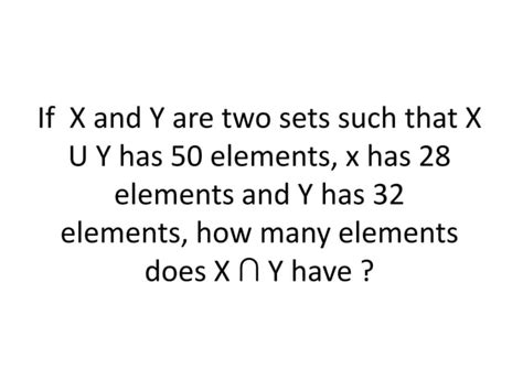 Problem Solving Sets PPT