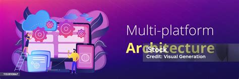 Crossplatform Programming Concept Banner Header Stock Illustration Download Image Now