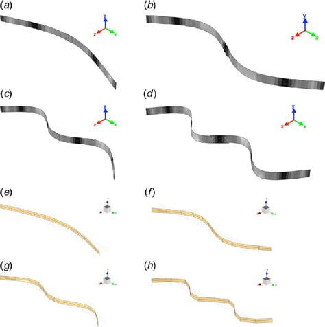 A First B Second C Third And D Fourth Mode Shapes Of The Download Scientific Diagram