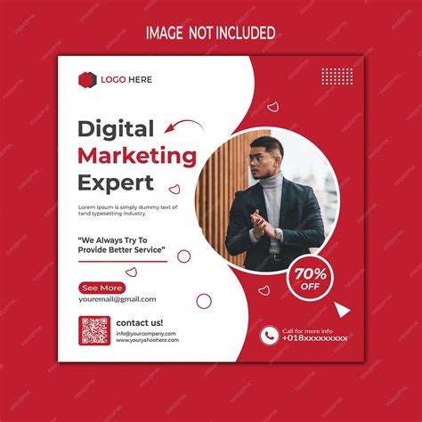 Premium Vector Creative Print Ready Social Media Post Design Template For Social Ads