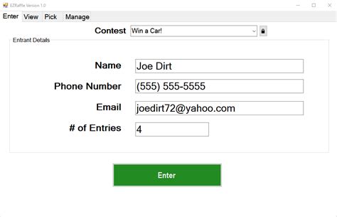 Ezraffle An Open Source Raffle Application