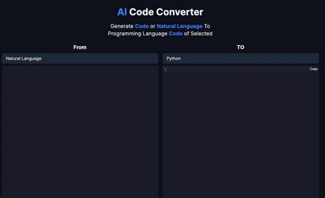 Ai Code Converter Ai Platform Guide