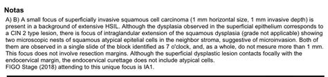 Leep Result Ia1 Confirmed From The Pathologist Cell Squamous