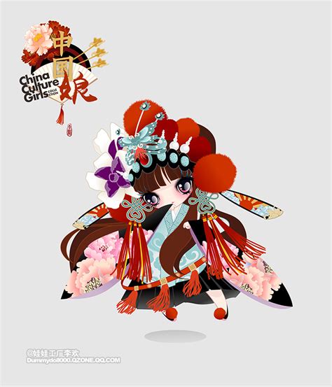 中国娘中华传统风物拟人之 京剧娘Q版 由 傀儡娃娃李欢 创作 乐艺leewiART CG精英艺术社区汇聚优秀CG艺术作品
