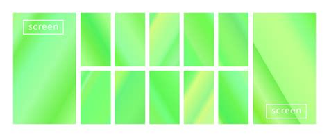 트렌디 한 네온 색상의 다채로운 배경의 모바일 화면 잠금 디스플레이 컬렉션 모바일 앱용 최신 화면 벡터 디자인 부드러운 색상