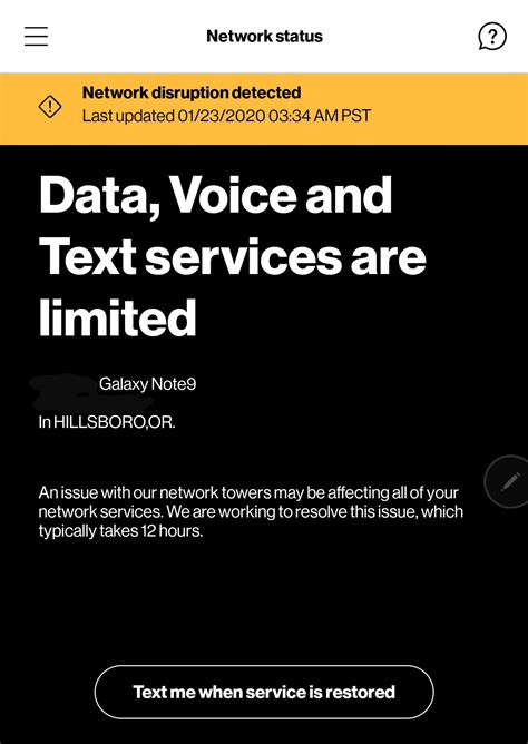 Service Interruption In Portland Or R Verizon