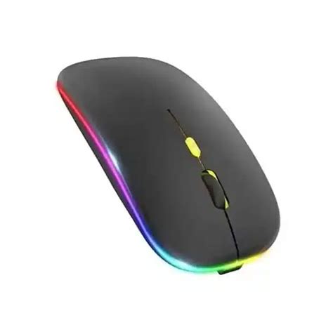 7g Wireless Mouse Rechargeable Bluetooth Rgb Led Light