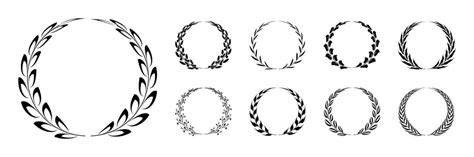 Modern Wreath Symbol Vector Art Icons And Graphics For Free Download