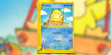 Psyduck Pokemon Card