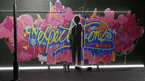 Spiderman Into The Spiderverse Wallpaper With Miles Graffiti