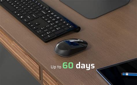 CREATMOR Rechargeable Wireless Keyboard Arabic English Ergonomic Full Size Design Wireless