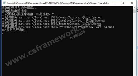 Cs系统开发框架v50自承载wcf服务cs框架网