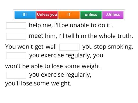 Level If Unless Conditional Missing Word
