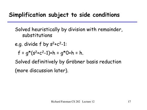PPT Algebraic Simplification PowerPoint Presentation Free Download ID 1301517