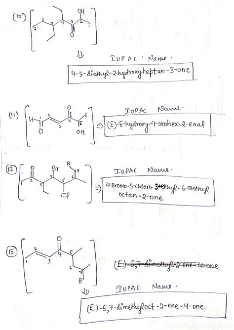 Solved Give The Iupac Name For The Following Organic Compound Structures Course Hero