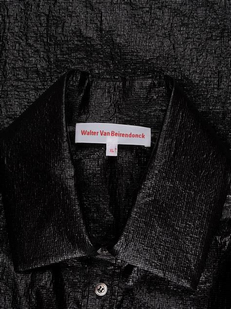 Buy Walter Van Beirendonck Wrinkled Effect Button Up Shirt Online At