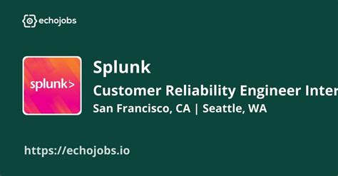 Splunk Is Hiring Customer Reliability Engineer Intern 26402 San Francisco Ca Python Go