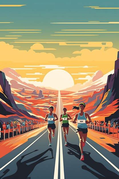 Premium Ai Image A Poster For The Race