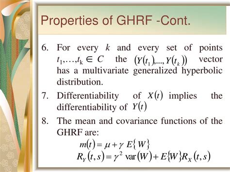 Ppt The Geometry Of Generalized Hyperbolic Random Field Powerpoint Presentation Id 2956667