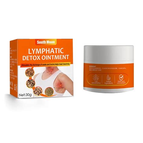 Lymphatic Detox Cream Armpit Neck Body Lymph Patch Anti Swelling Herbal