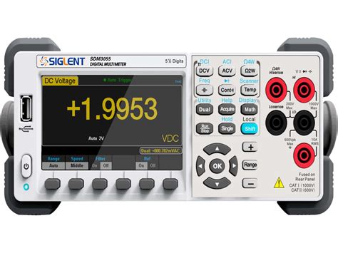 Siglent Sdm3055a Multimeters Type Digital Style Bench True Rms