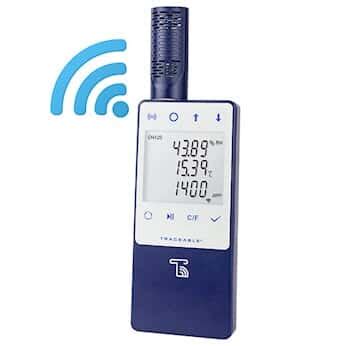 Always In Stock Traceable Calibrated High Range CO Temperature Humidity Wi Fi Data Logger