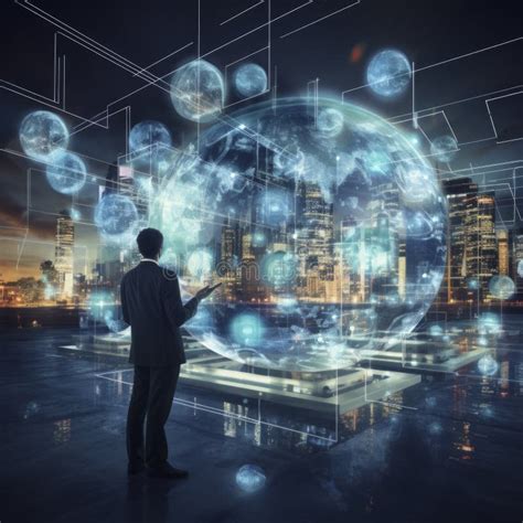 Innovative Technologies Driving Digital Transformation Generative Ai Stock Illustration