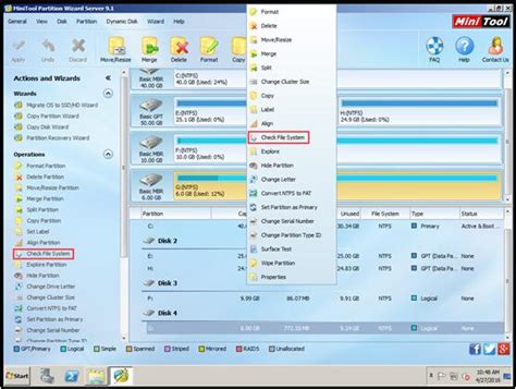 Several Clicks To Check Windows File System