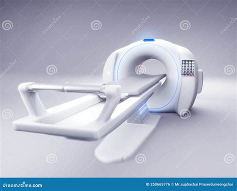 The Multi Detector Ct Scanner Or Computed Tomography 3d Stock Illustration Illustration Of