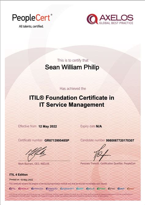 Sean Philip On Linkedin Happy To Say I Am Now Itil Certified Itil 4 Provides A Digital Operating