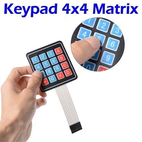 Jual 4x4 Matrix Array 16 Key Membrane Switch Keypad Murah Keypad Membran Jakarta Barat Sinar