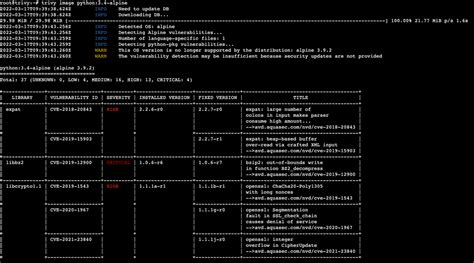 Container Vulnerability Scanning With Trivy