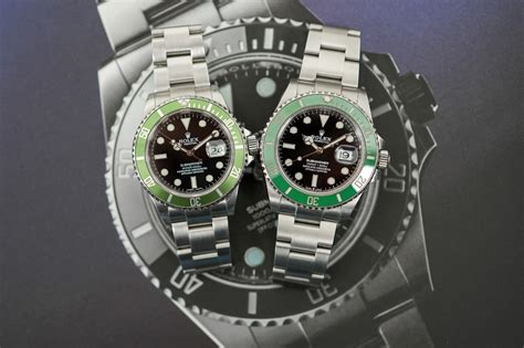 In Depth The Battle Of Green Rolex Submariner Kermit 16610lv Vs