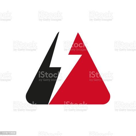 편지 전원 아이콘과 전기 로고 개념 볼트 천둥 기호 벡터 템플릿 개념에 대한 스톡 벡터 아트 및 기타 이미지 개념 날씨 뇌우 Istock