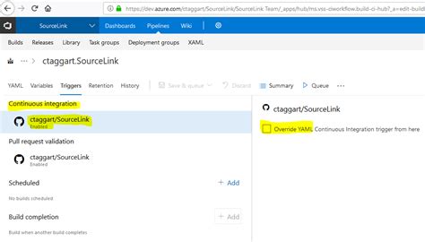 Unable To Build Tags In Azure Pipelines Issue 373 Ctaggart