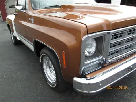 79 Chevy C 10 Silverado Pickup 540 Bb 5 Sp Custom Stepside Loaded For Sale