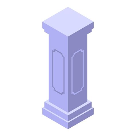 Premium Vector Ancient Column Exhibiting Architectural Style Of