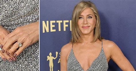 Jennifer Aniston Sparks Engagement Rumors With Huge Diamond Ring