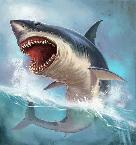 Realistic Shark Drawing Realistic Shark Drawing Tutorial Youtube