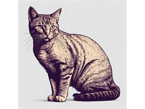 Bitmap Vector Cat Real Details Premium Ai Generated Image Bitmap Vector Cat Real Details Premium Ai Generated Image