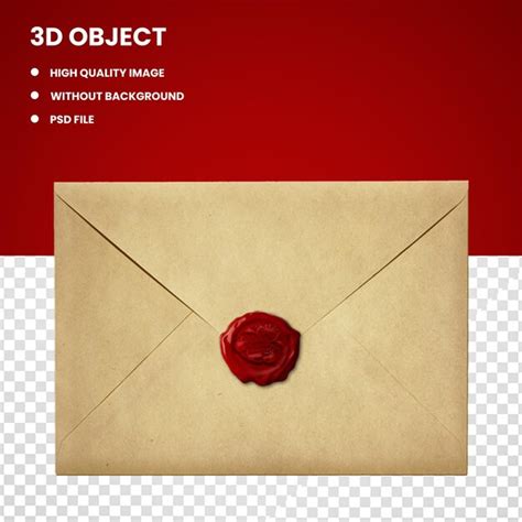 Premium Psd Paper Red Envelope