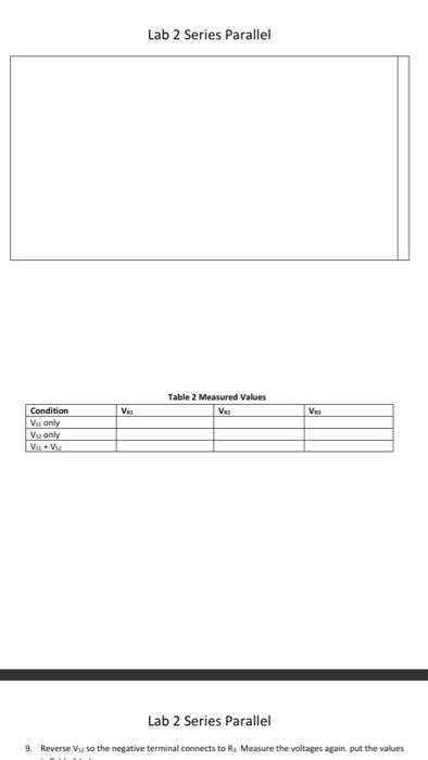 Solved Lab Series Parallel Name This Lab Has Two Parts Chegg