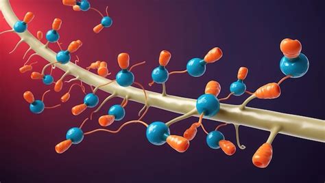 Detailed Microscopic Representation Of Neuronal Structures And Connections Premium Ai