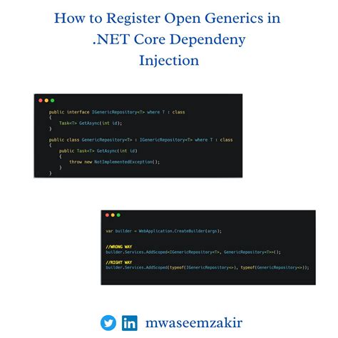 Muhammad Waseem 🇵🇸 On Linkedin Dotnetcore Dependency Dependencyinjection Entityframework